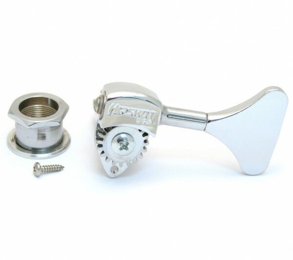 Колки 2+2 для бас-гитары HIPSHOT Ultralite HB6 Y 1/2" 20655SN, Y бутон, никель