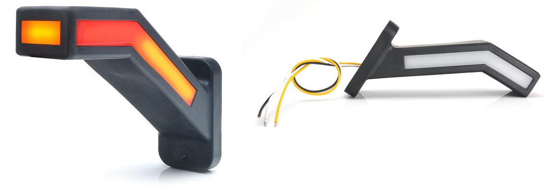 Фонарь габаритный (рога) (12/24в) правый led с сигналом поворота