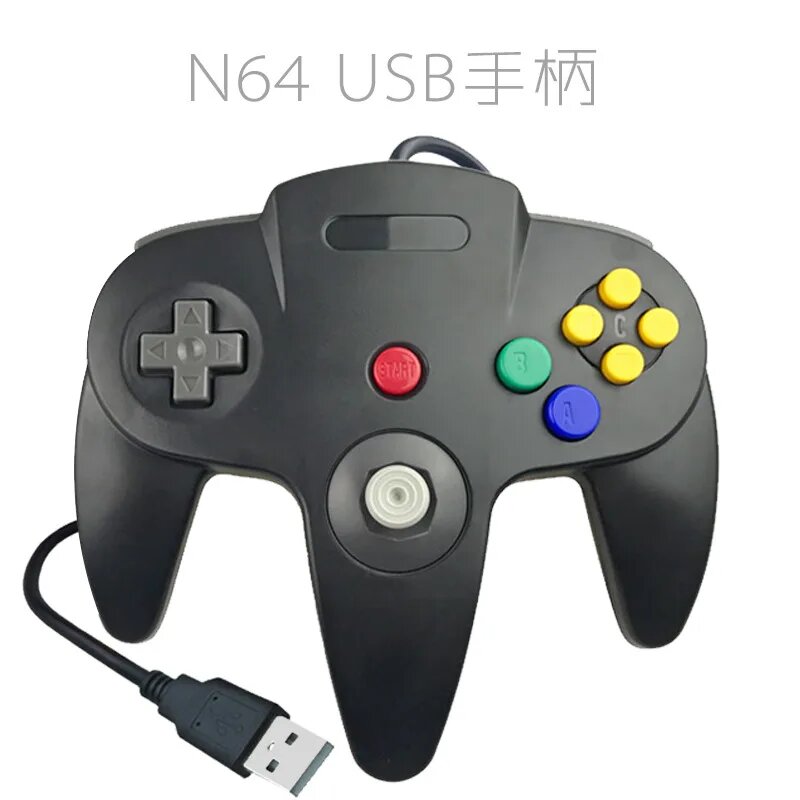 NVPONE USB геймпад для Nintendo 64 для ПК Black