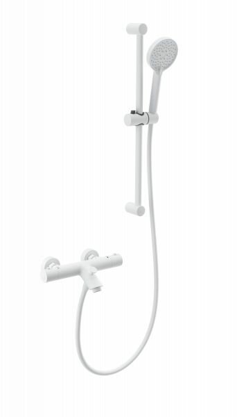 Смеситель для ванны с душем и термостатом Wonzon&Woghand, Белый матовый