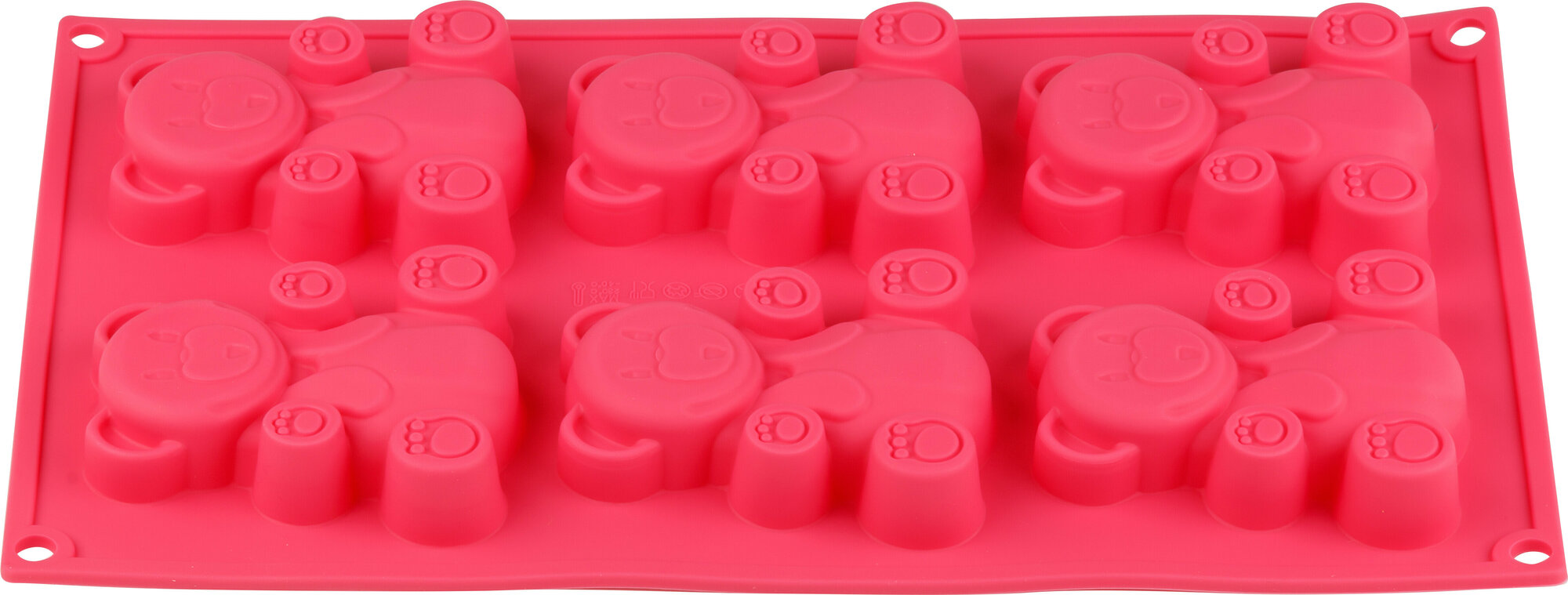 Форма для выпечки, силиконовая, прямоуг. на 6 кексов, 30.5 х 18 х 2 см, FRUIT DOVE, PERFECTO LINEA, арт.20-104829