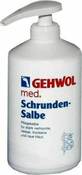 Мазь крем от трещин на пятках SСHRUNDEN-SALBE GEHWOL для сильно загрубевшей растрескавшейся кожи, 500 мл