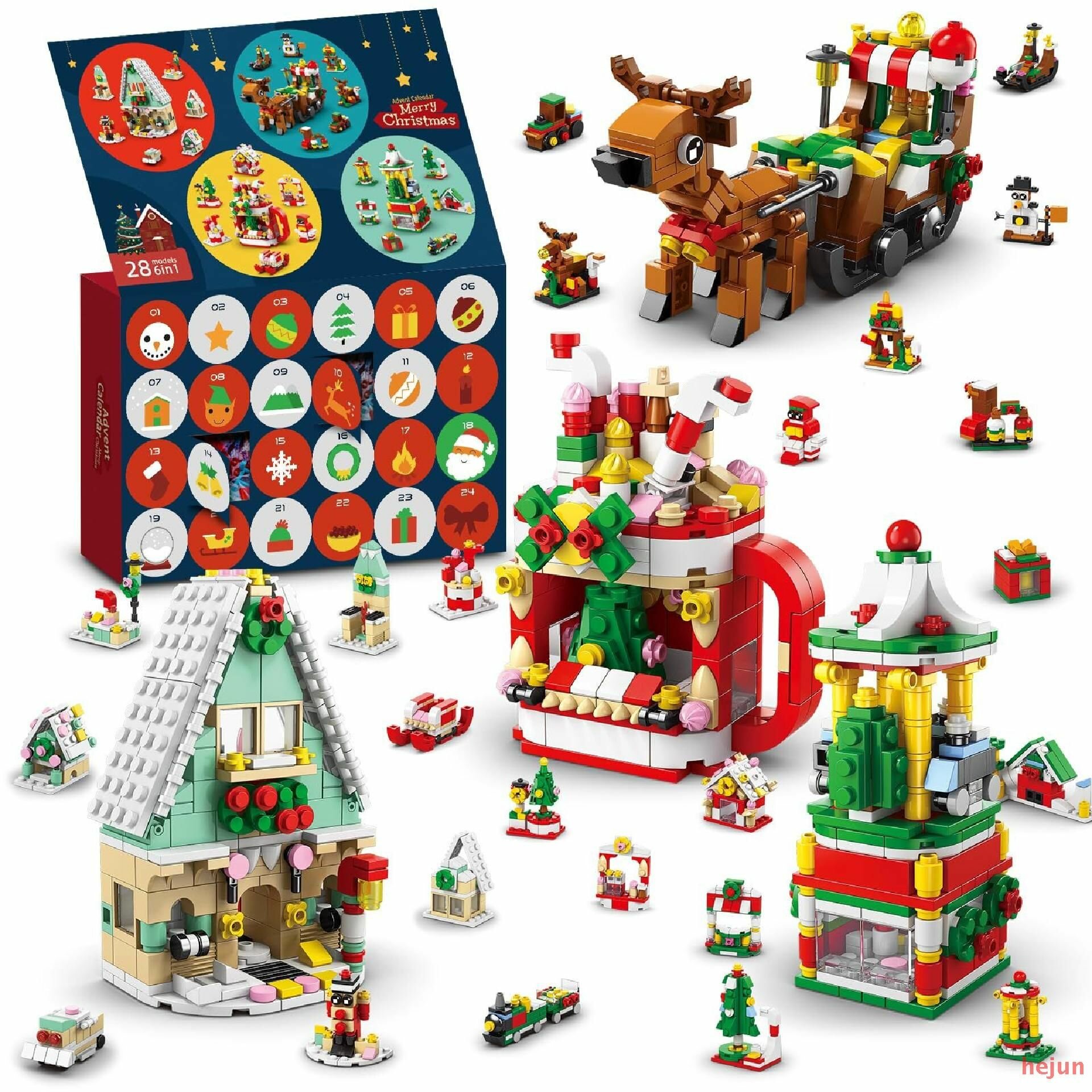 Адвент-календарь, Рождественский календарь, 24 шт