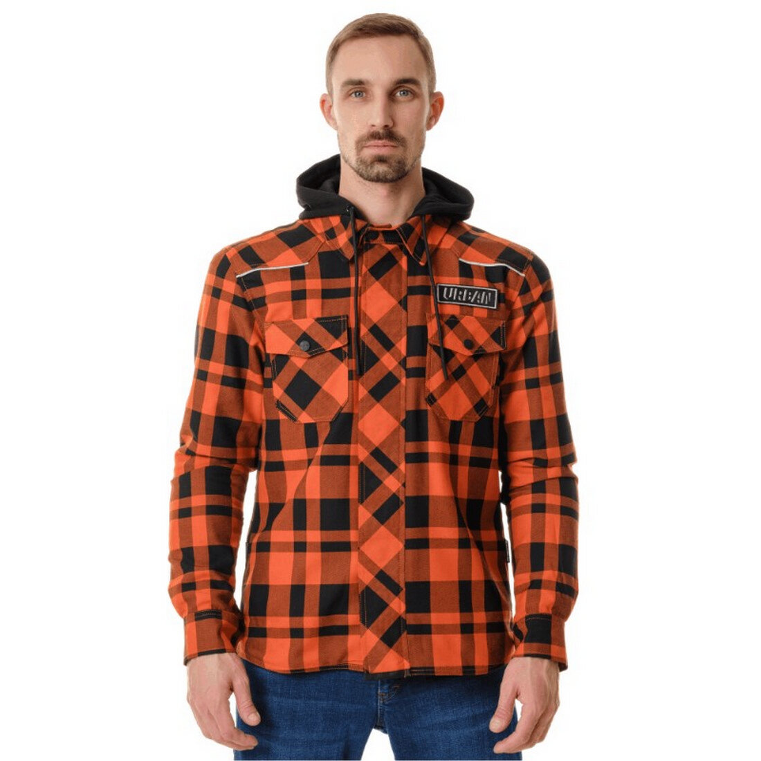 Dragonfly Моторубашка Streetfighter Orange с защитой 2024 L