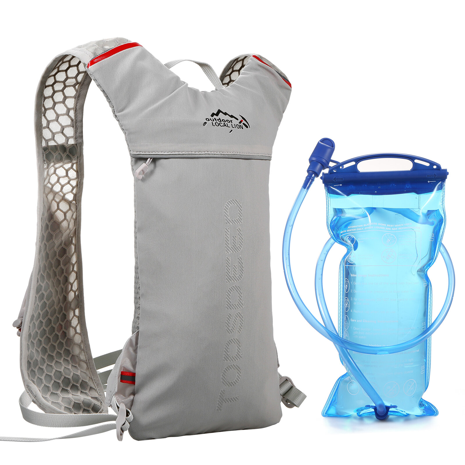 Пакет Hydration Pack с 2-литровым водяным пузырем Суперлегкий дышащий жилет