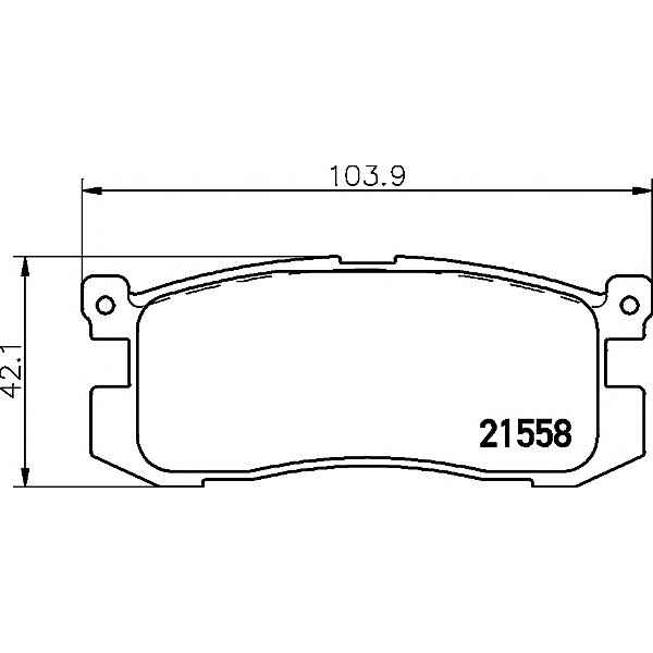 MINTEX mdb1476 (3395842 / 3975890 / E92Z2200A) . колодки тормозные дисковые задн. telstar schr? gheck (at) telstar hatchback