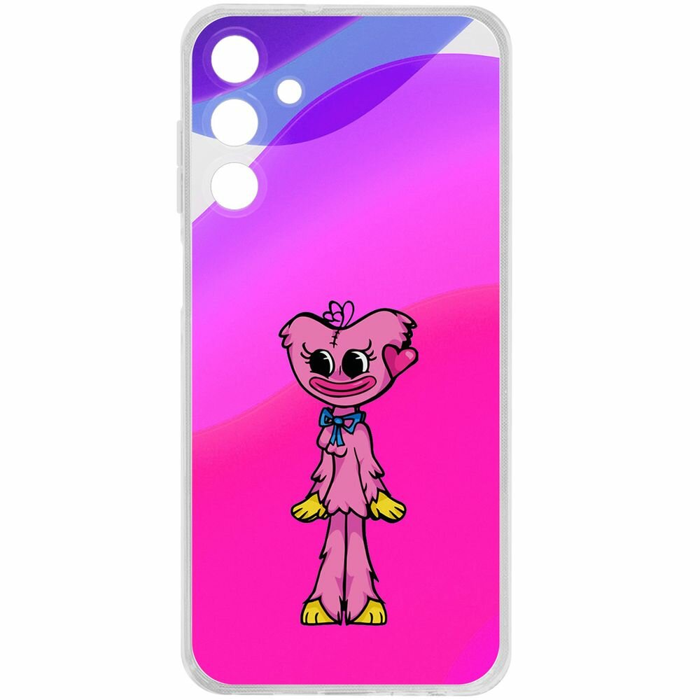 Чехол-накладка Krutoff Clear Case Хаги Ваги - Киси Миси для Samsung Galaxy M15