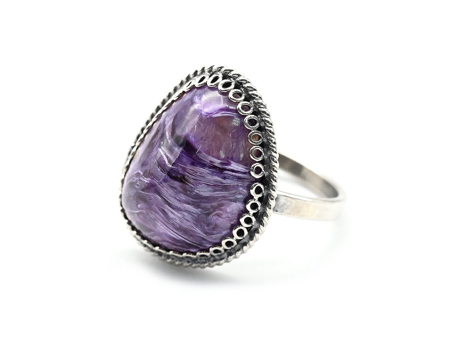 Кольцо, чароит