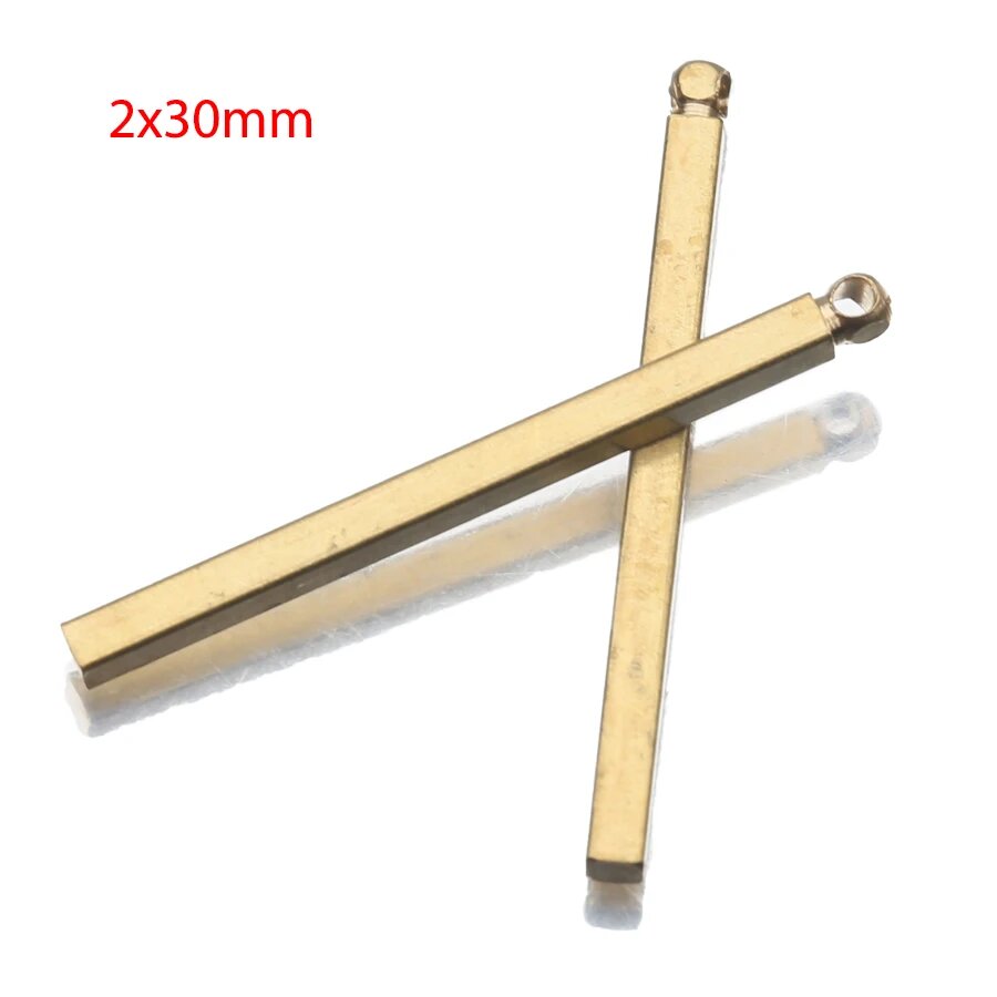 Латунные соединительные подвески 20 шт. 2x30mm