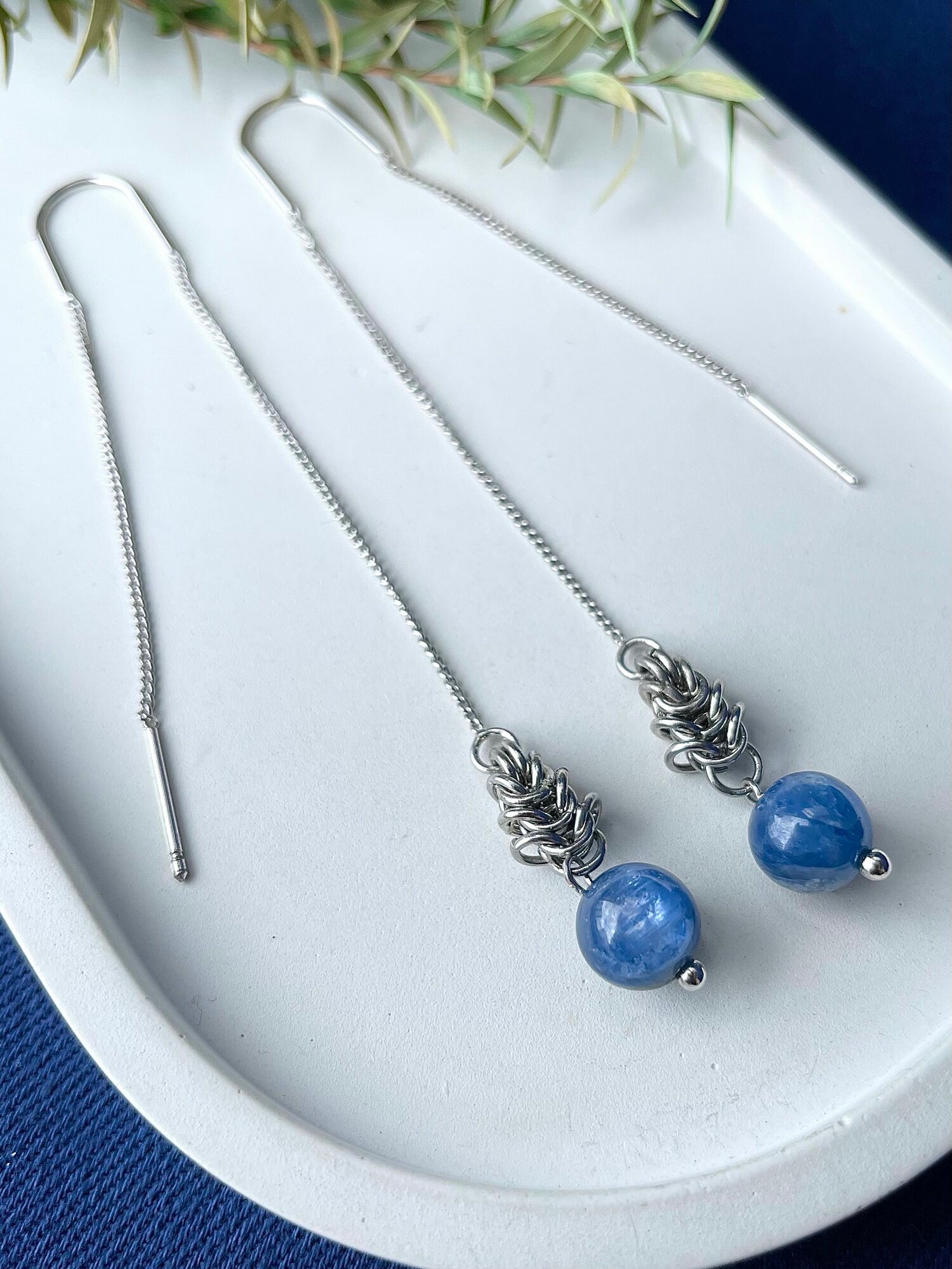 Серьги цепочки