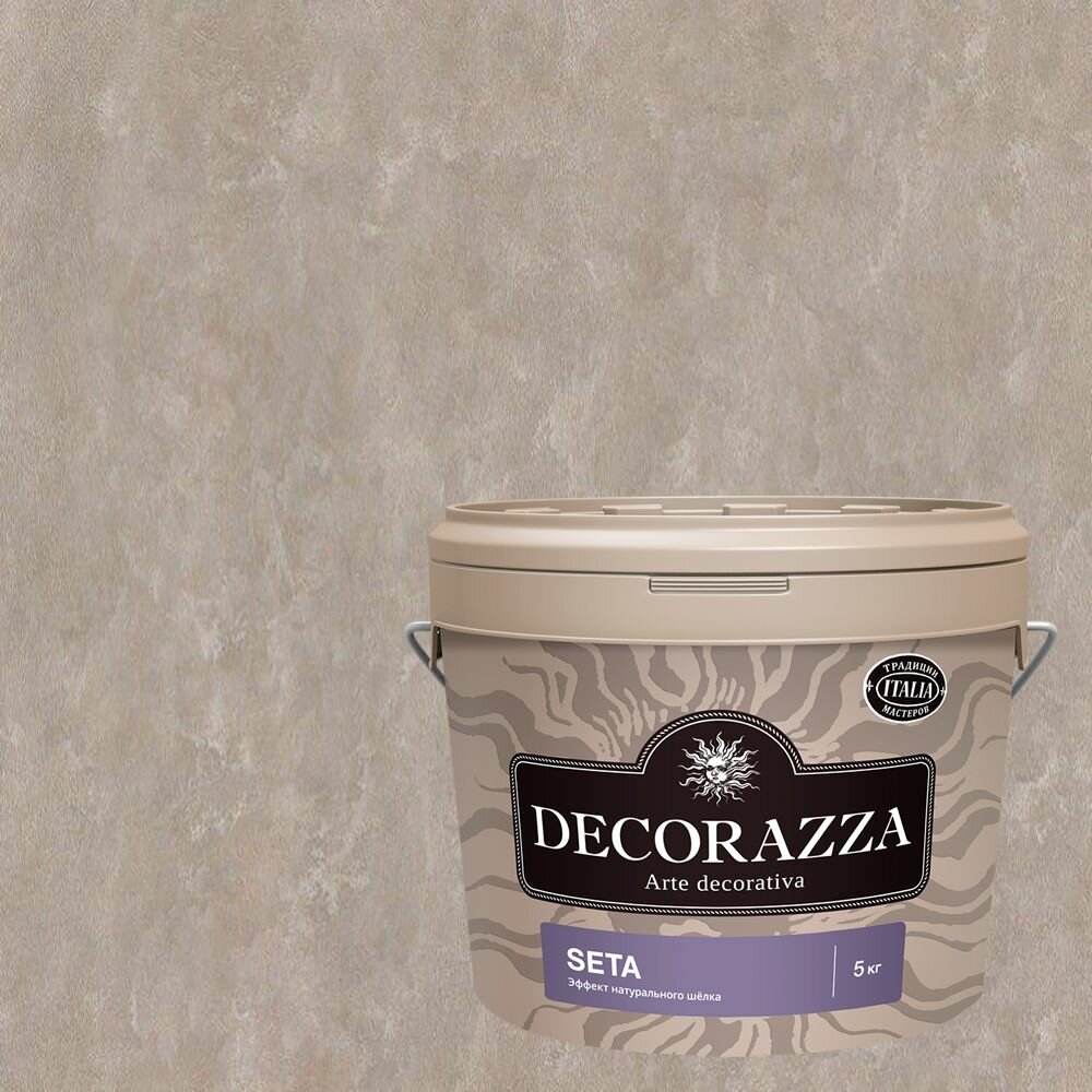 Декоративная штукатурка с эффектом натурального шелка Decorazza Seta (5кг) ST 11-56