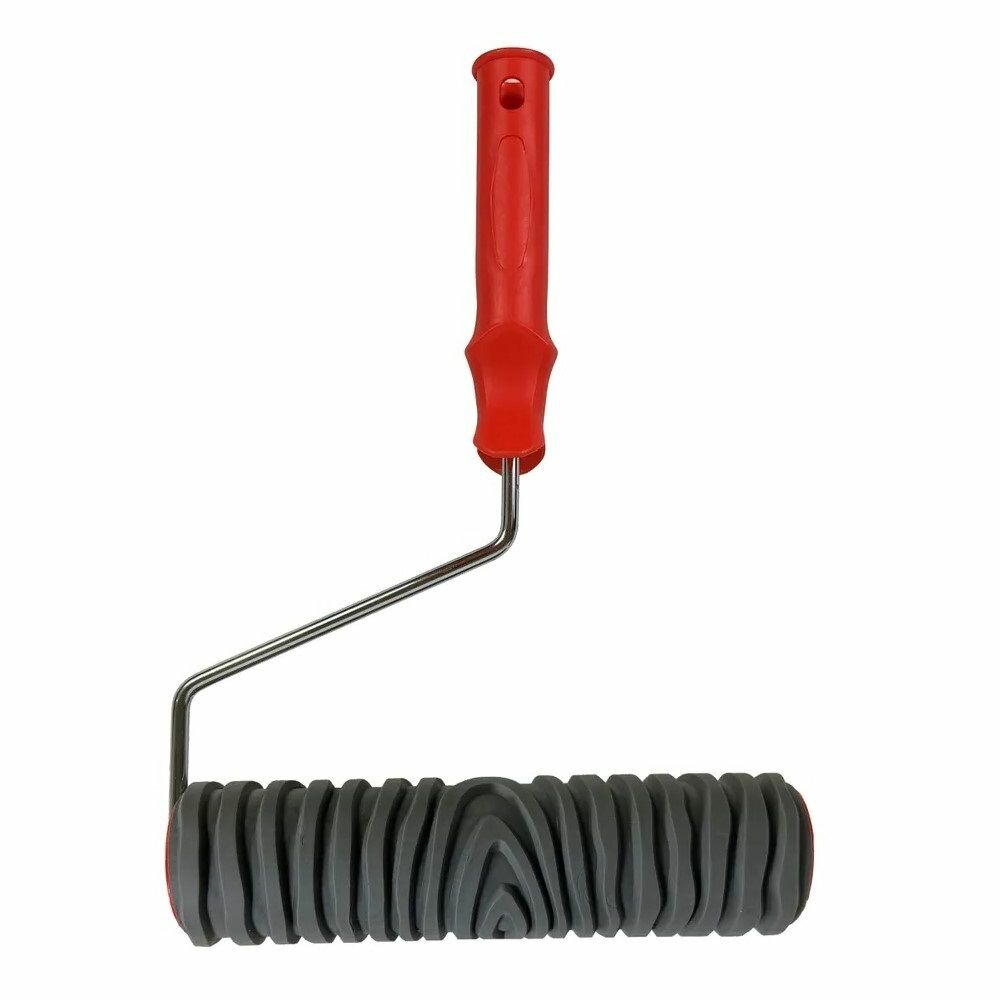 Валик декоративный резиновый жесткий STMDecor EG T (230мм) дерево премиум EG730T