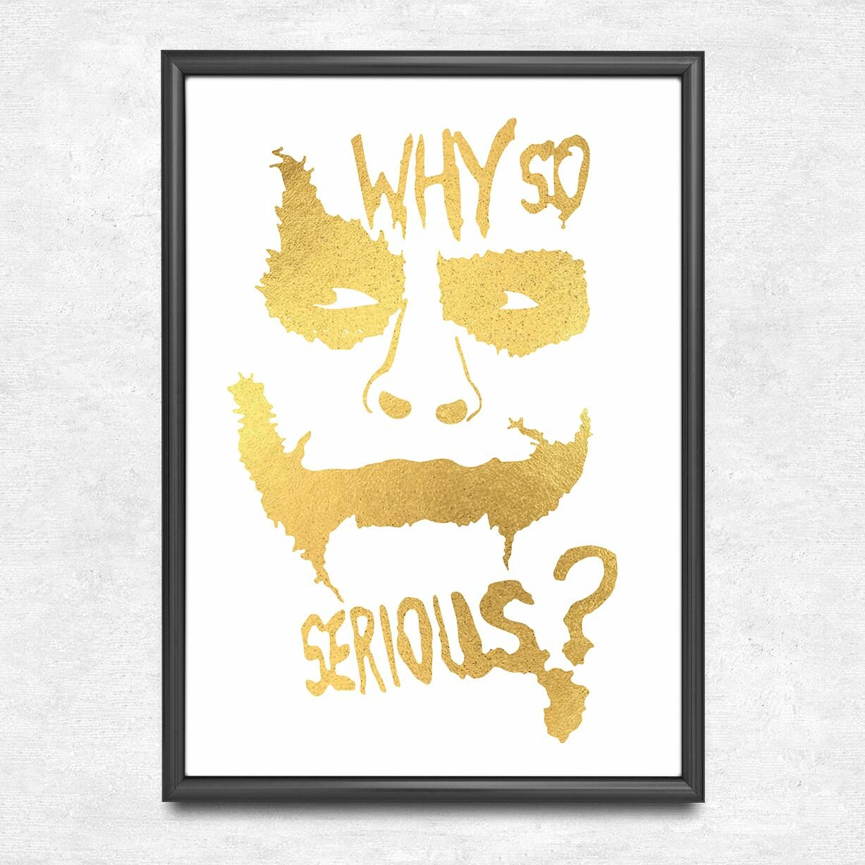 Постер Джокер / Плакат Joker Тёмный рыцарь, Хит Леджер по фильму, сериалу, игре