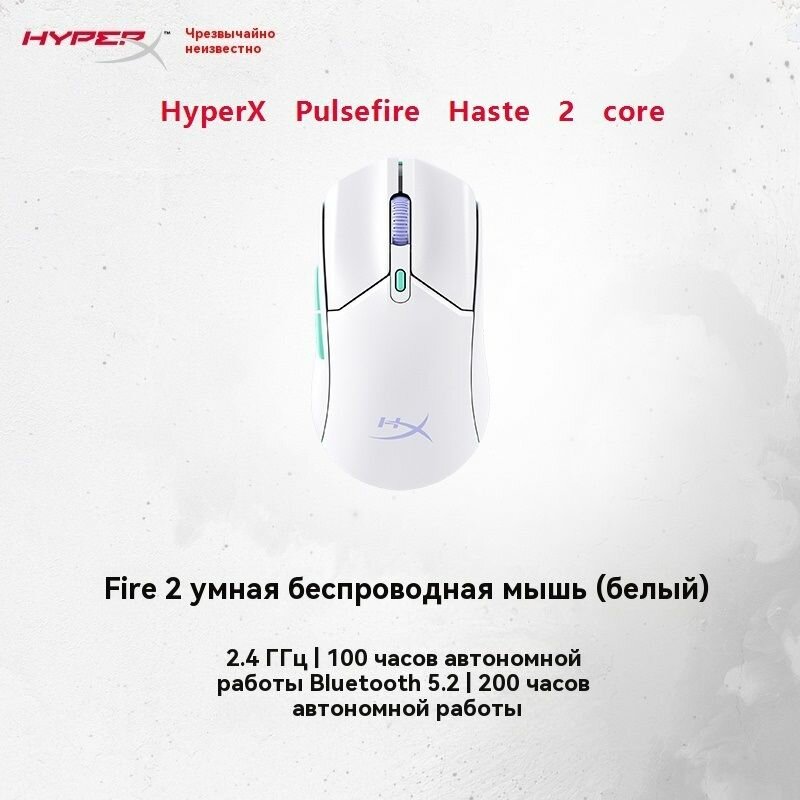 Беспроводная игровая мышь HyperX Pulsefire Haste 2 core