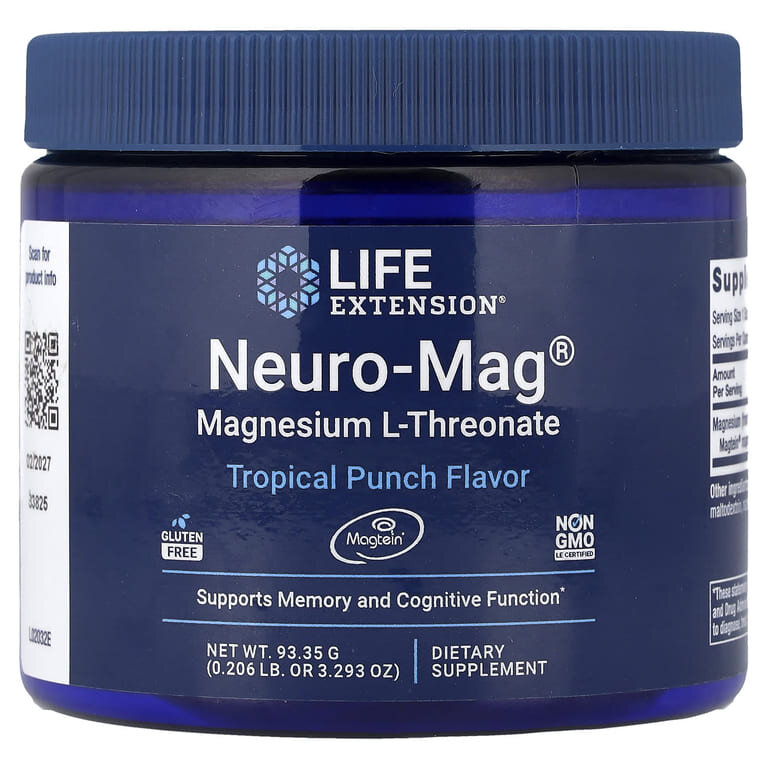 Life Extension Neuro-Mag Magnesium L-Threonate, L-Треонат Магния 93.35 гр