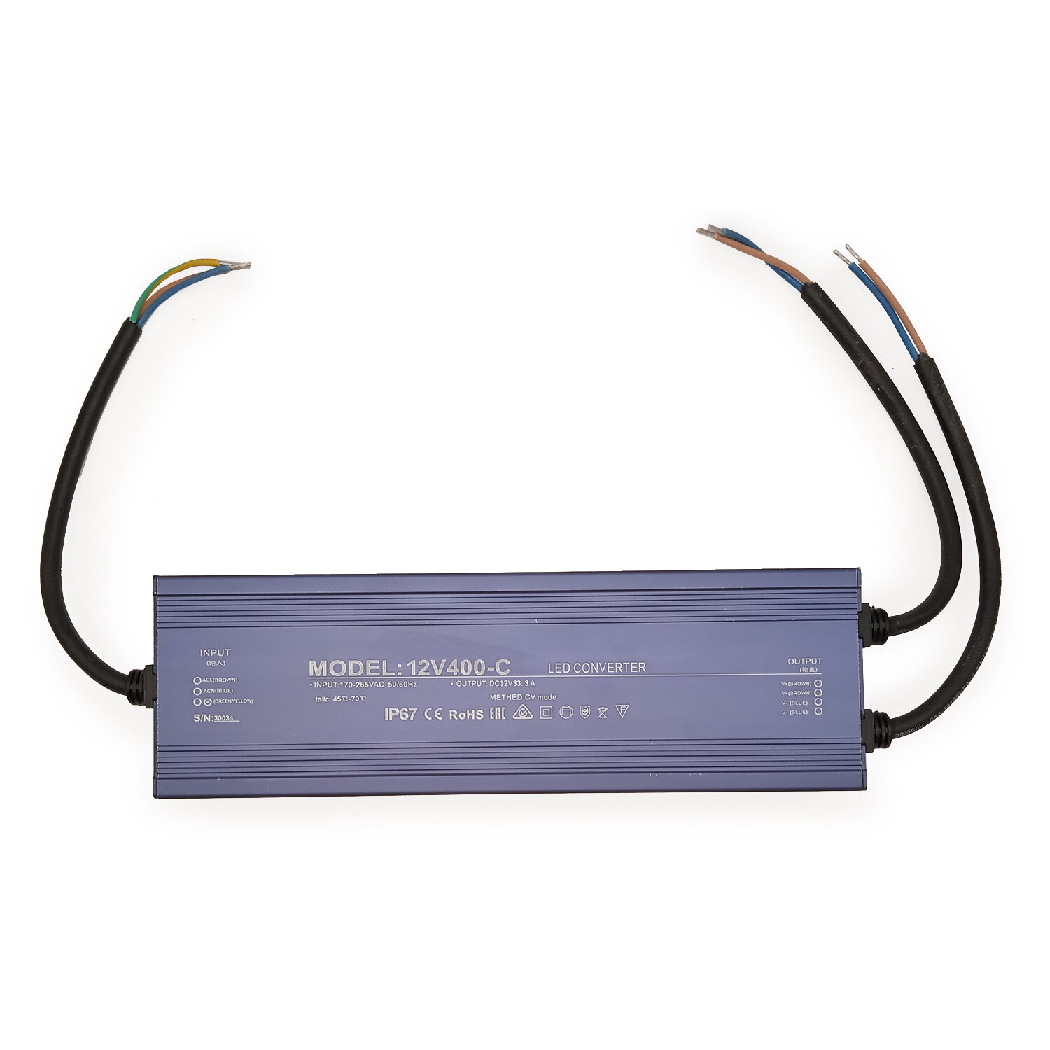 Блок питания 33а 400вт 12в ip67 Герметичный Giant4