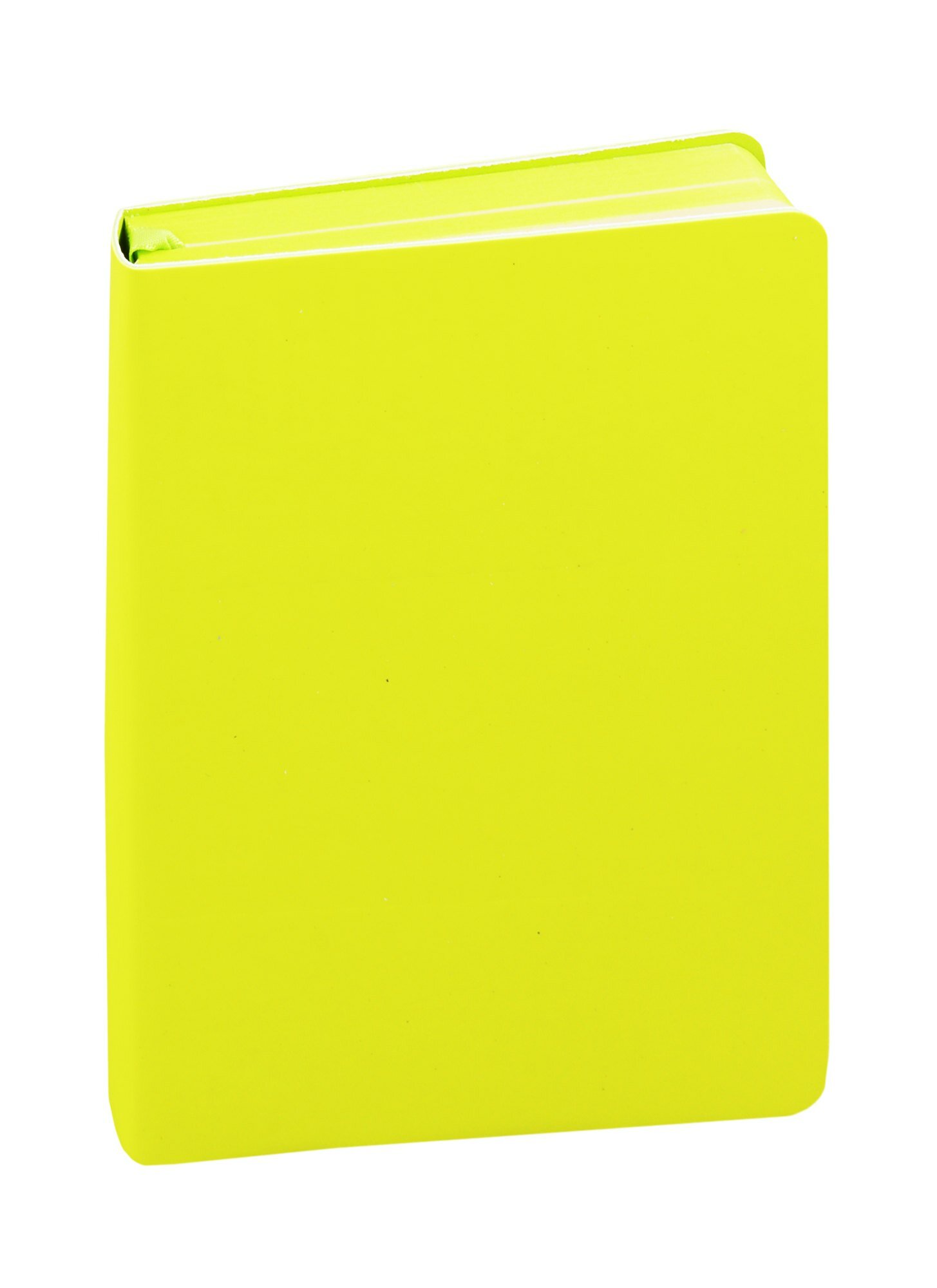 Ежедневник недат. А6 136л "SOFT TOUCH" салатовый, интегр. обл, иск. кожа, тонир. блок, скругл. углы, цв. торец, ляссе