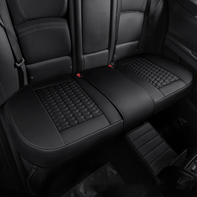 Прочные универсальные чехлы на автомобильные сиденья для Geely Monjaro Pro Boyue Cool Starray Coolray, автомобильные аксессуары для интерьера Rear Seat-Black