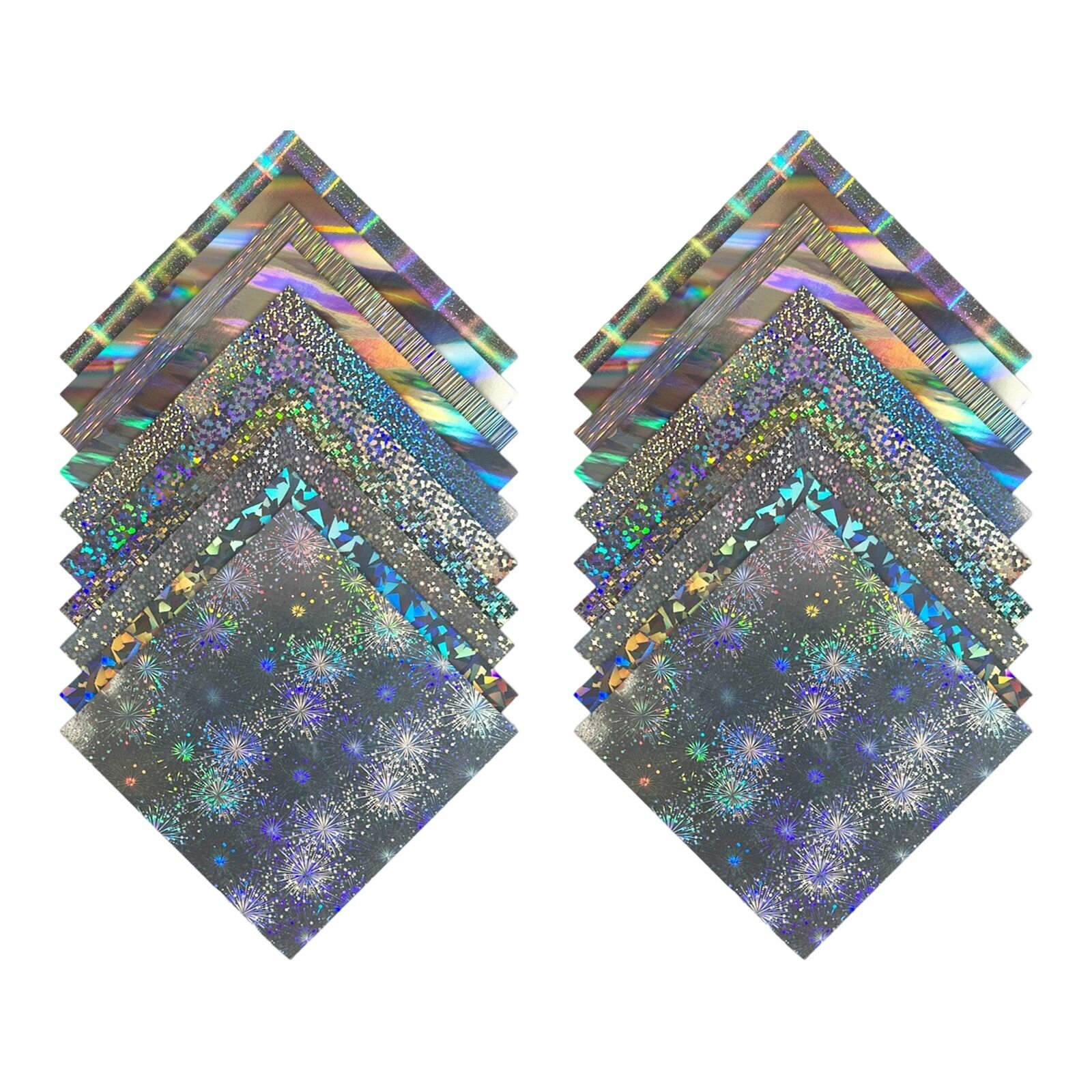 20 штук блестящая бумага для кардмейкинга