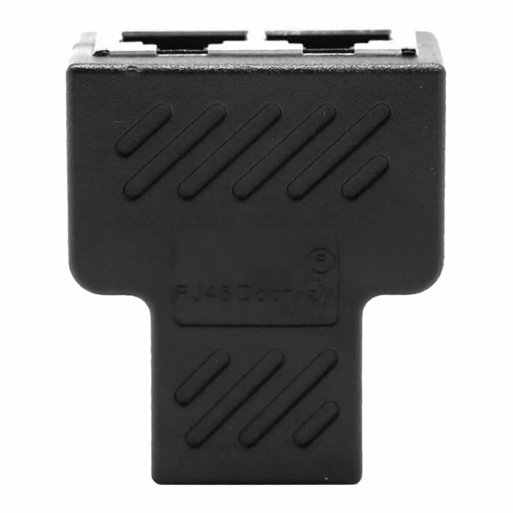 Разветвитель сетевого кабеля Ethernet, 1 на 2, для одновременного доступа двух устройств к Интернету, простой в использовании, белый