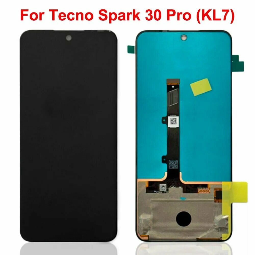 Tecno Spark 30 Pro (KL7) сенсорный экран + дисплей Датчик Дитигизер Сборка