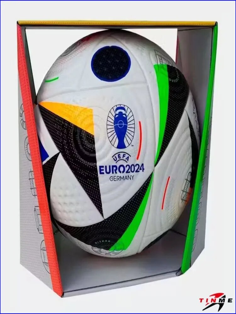 Adidas Мяч футбольный, 5 размер, белый