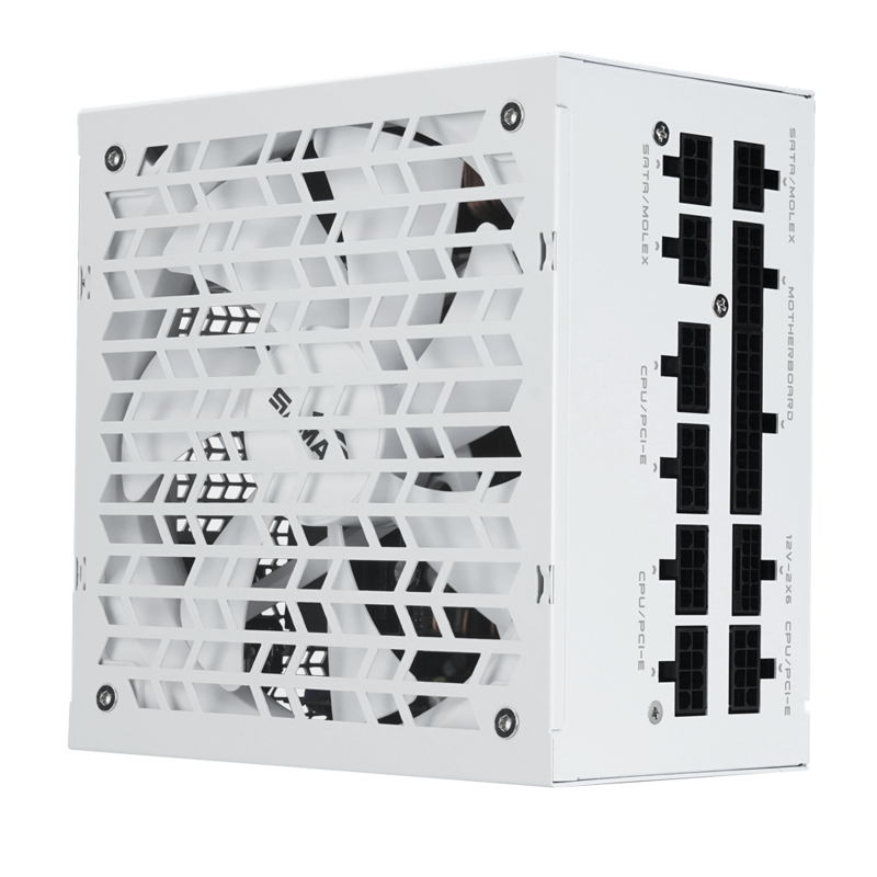 Блок питания Блоки питания/ Power Supply SAMA G750 White (HAT-750yzB1G), 750W 80+ Gold (ATX, 3.1, PCIe 5.0, Full modular, 1x24(20+4)pin mesh 550mm, 2xCPU 8(4+4)pin 600mm+150mm, 2xPCIe*2 8(6+2)pin 550+150mm, 1x12VHPWR PCIe 5.1 12+4pin 600W 600mm, 3xSATA*3