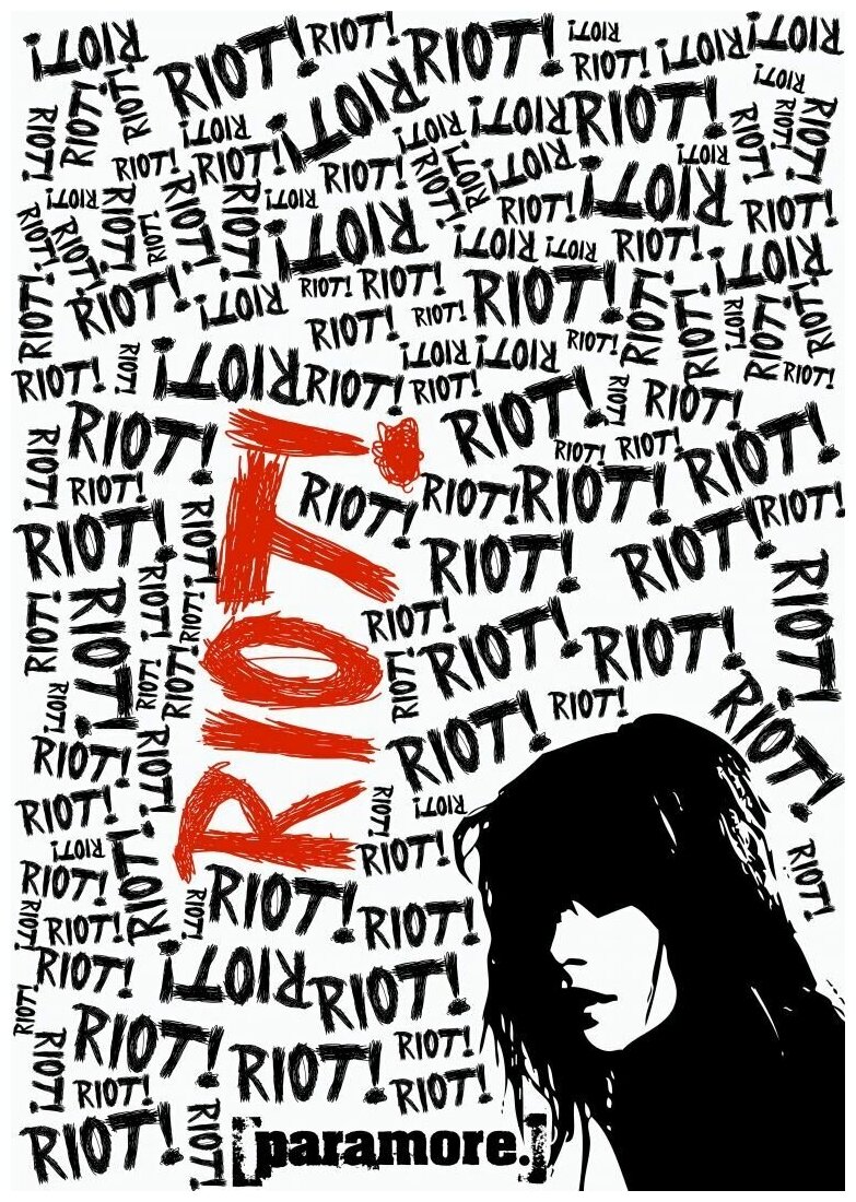 Плакат, постер Riot!/Райт! на бумаге, размер 42х60см