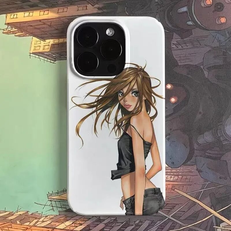 Чехол для телефона Lmmcjj INS Cool Anime Girl для iPhone 13 Pro, 17 Air, 16 Plus, 16e, 15, iPhone17