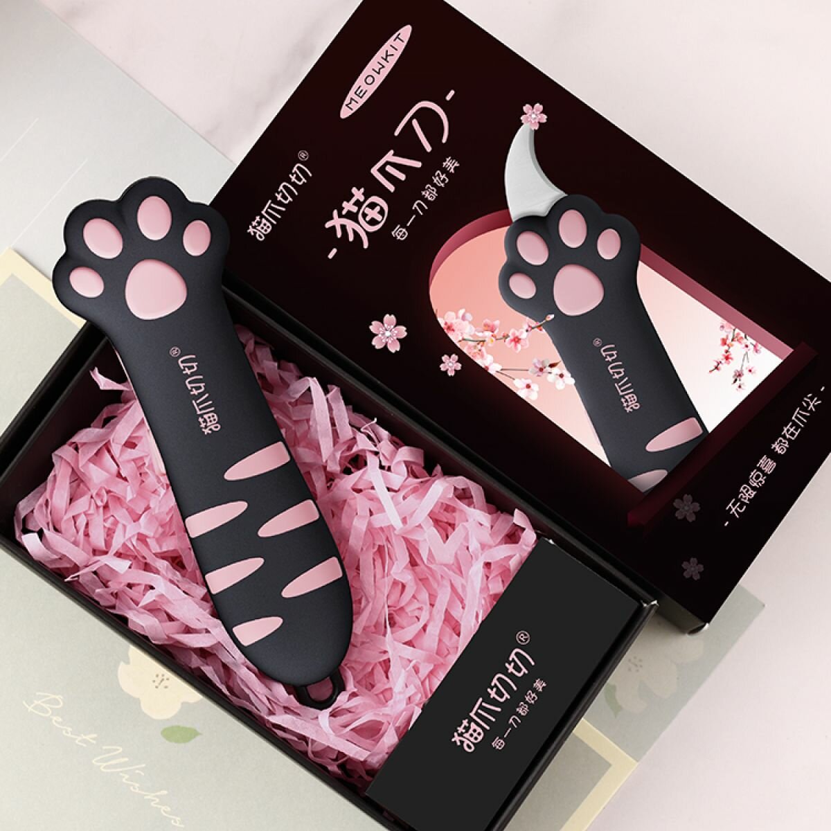 Канцелярский нож кошачий коготь 1 шт