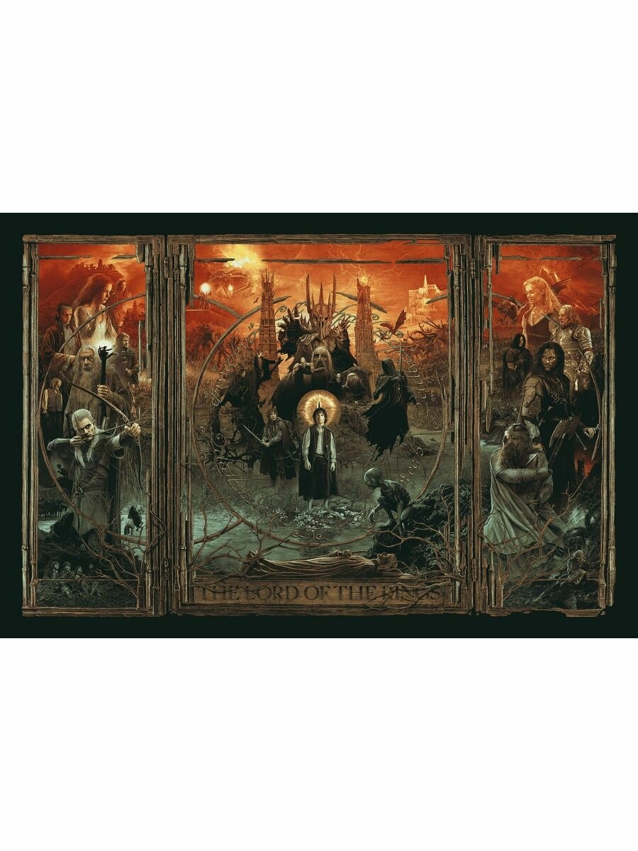Постер "Властелин колец. Трилогия"