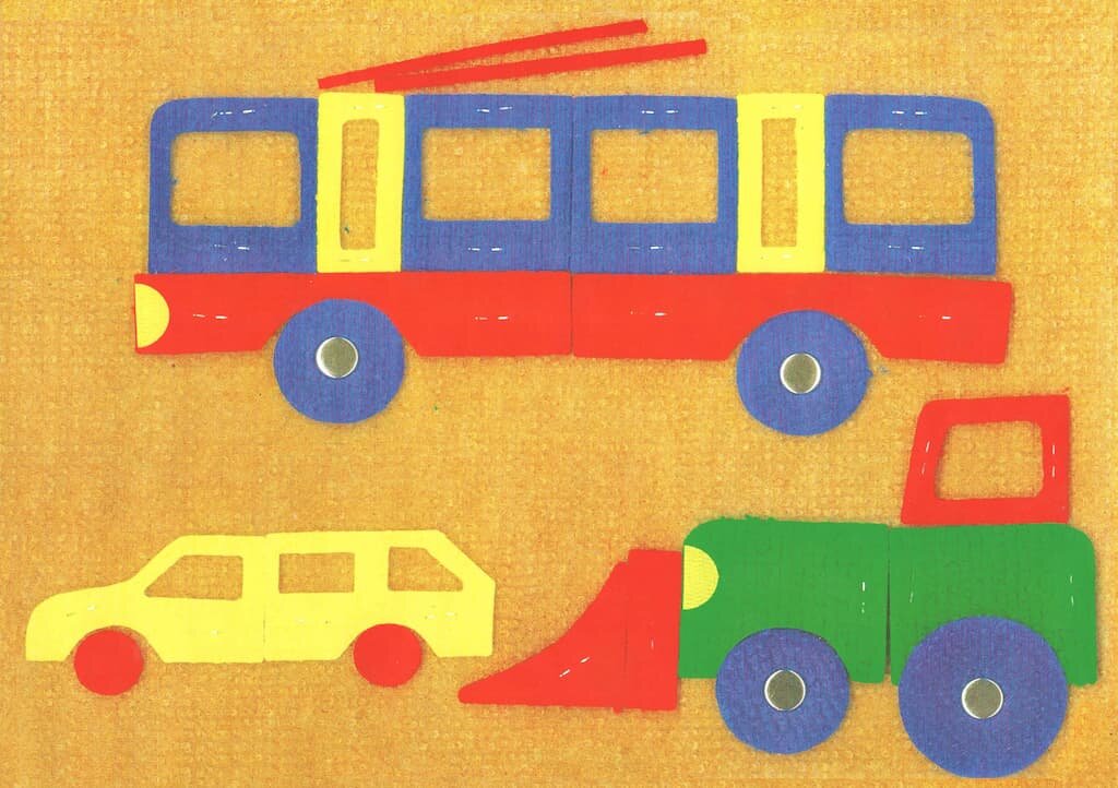 Конструктор на липучках "Транспорт"