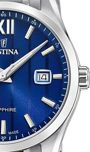 Наручные часы FESTINA, серебряный/синий — фото 1