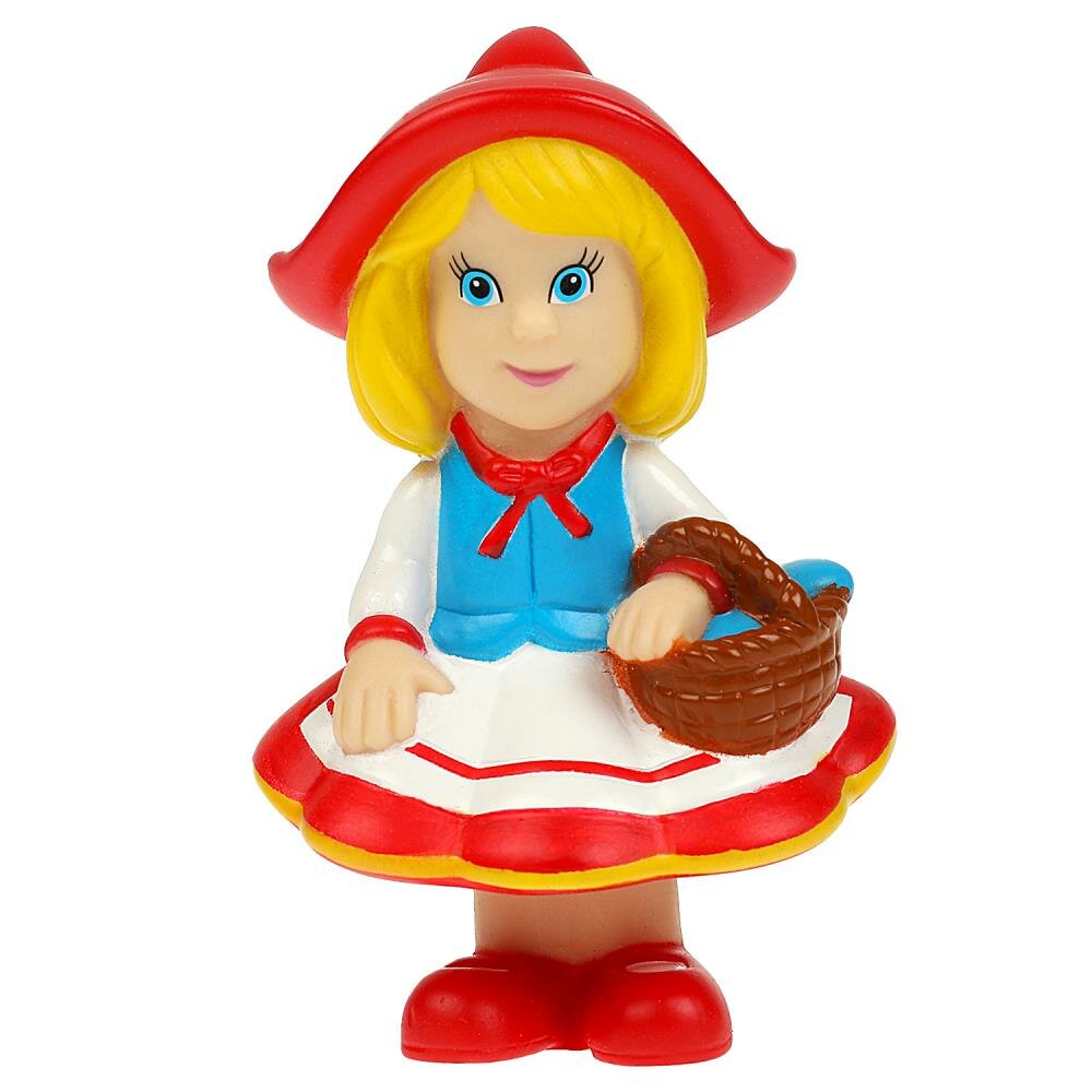 Игрушка пластизоль для купания Красная Шапочка, сетка капитошка 143R1