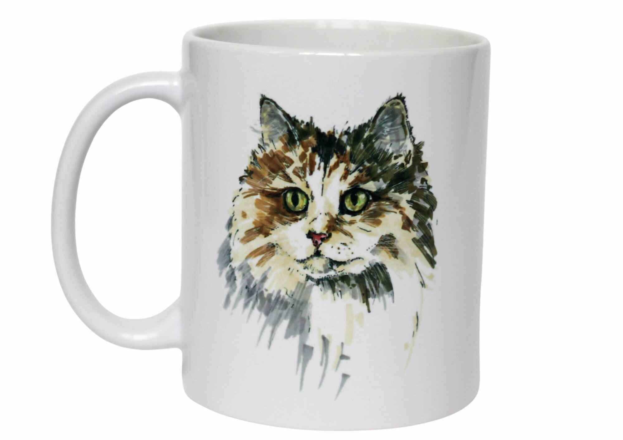 Кружка с кошкой "Всё будет замурчательно", керамика, фонд "Собаки, которые любят"