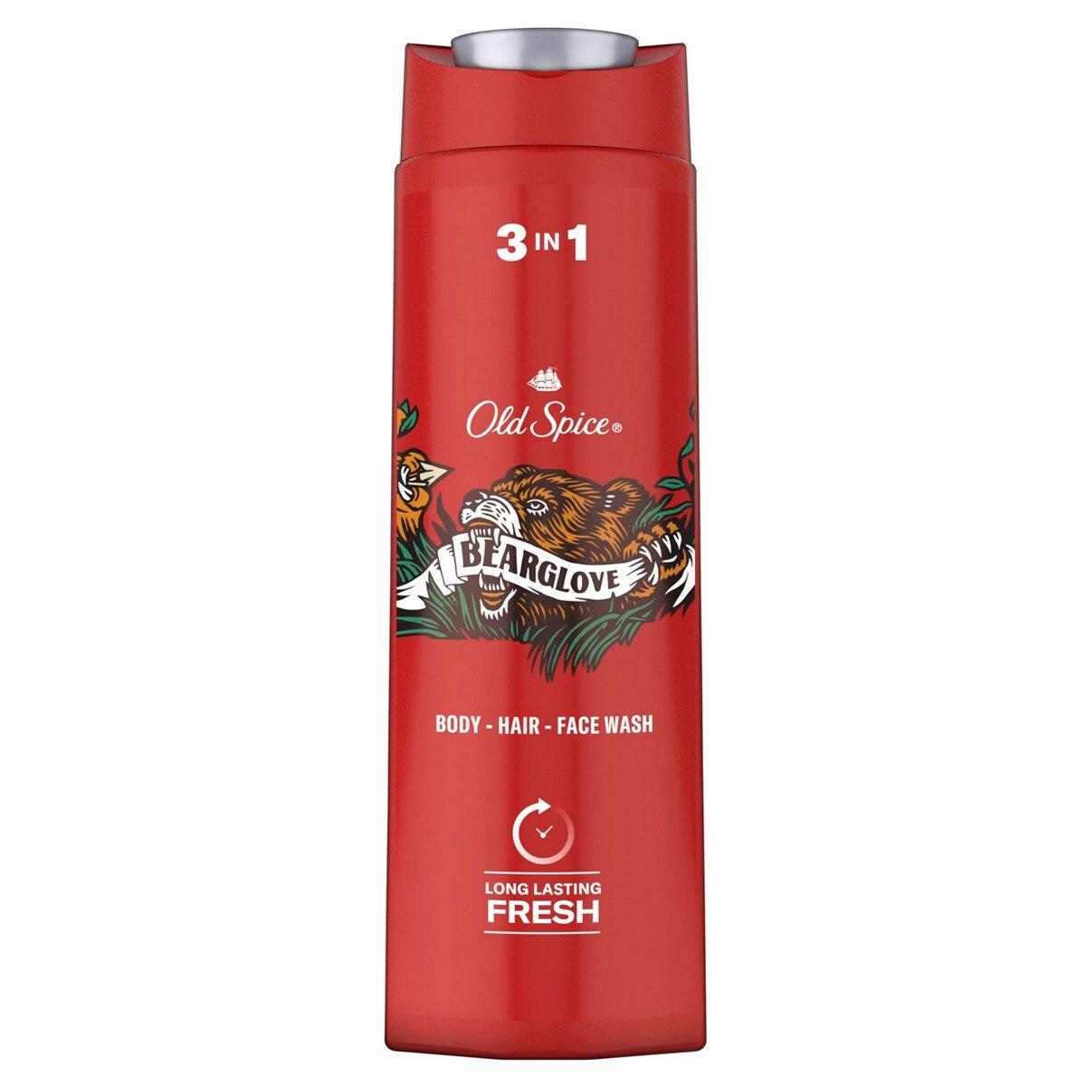 Гель для душа и шампунь Old Spice Bearlove 3в1, 400мл