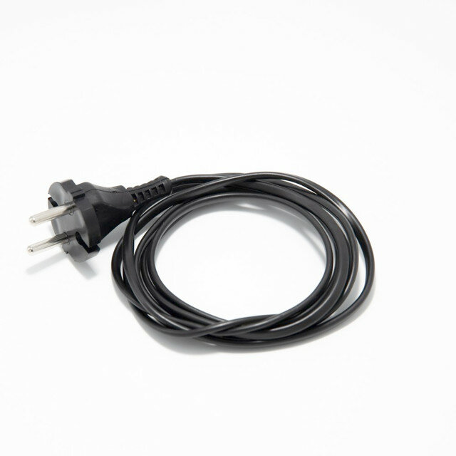 Кабель с вилкой ШВВП 2х0,5мм 5м черный