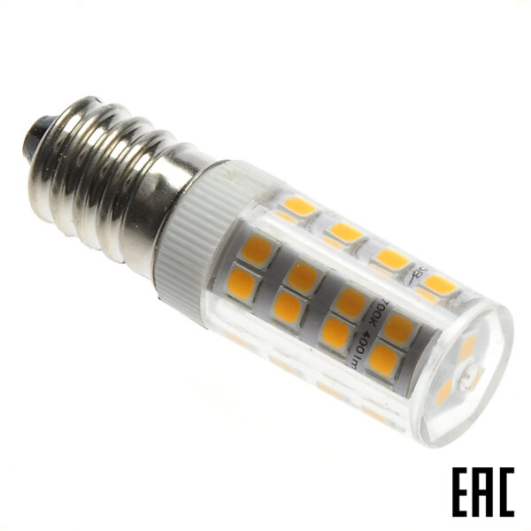 Лампа светодиодная ЭРА холодный белый свет 5Вт Б0033031 LED T25-5W-CORN-840-Е14 400 Лм 4000К (3 шт. в комплекте)