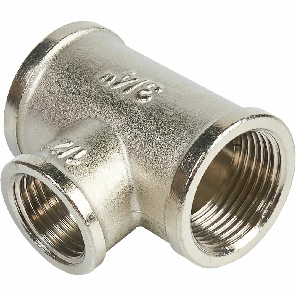 Тройник переходной 3/4"x1/2"x3/4" ВР латунь SFT-0022-341234