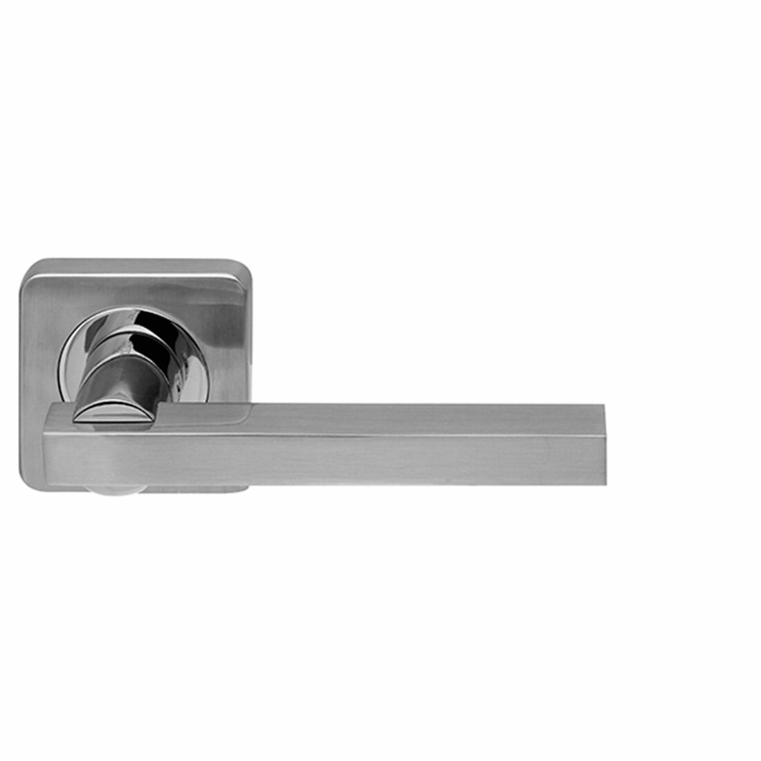 Комплект на 2 двери - Ручка дверная межкомнатная Armadillo Orbis SQ004-21SN/CP-3 матовый никель/хром