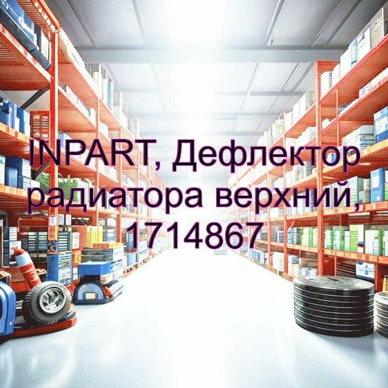 Inpart, дефлектор радиатора верхний, 1714867