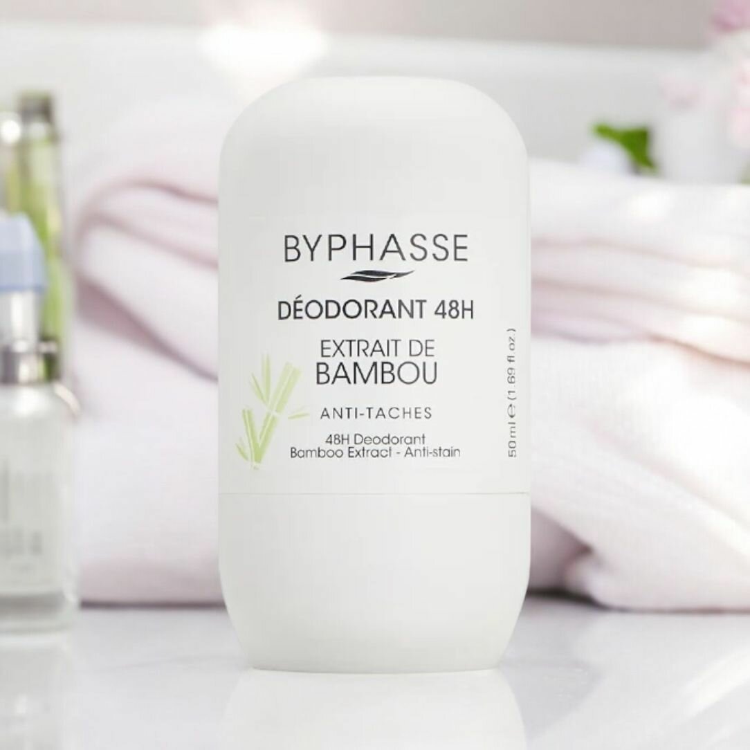 Дезодорант BYPHASSE с экстрактом бамбука 50 мл. Испания
