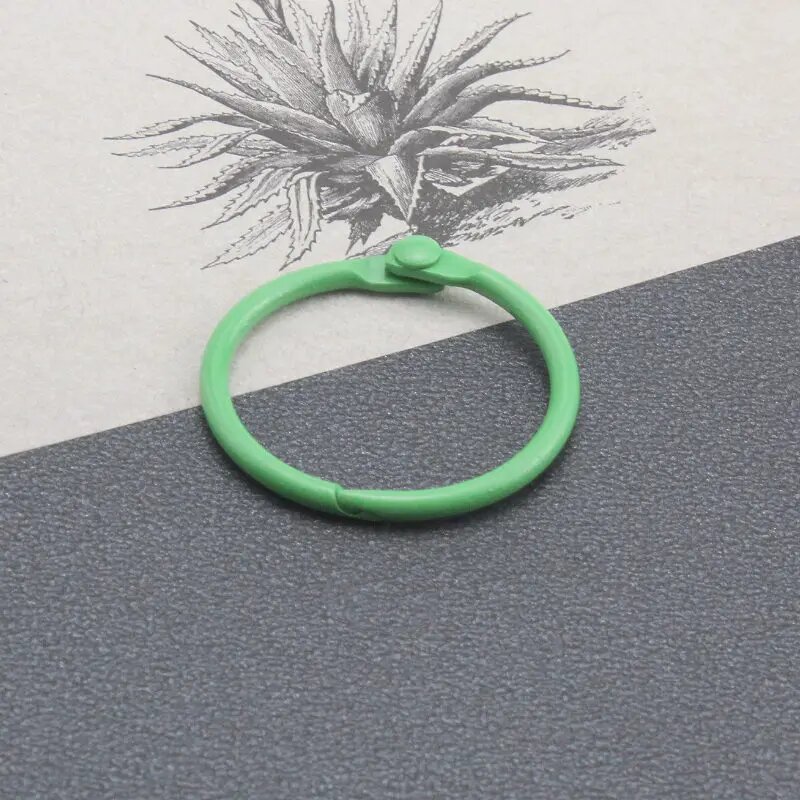 5-25 шт./лот разноцветный круглый брелок O Spring Карабин Застежка открывающаяся металлическая пряжка кольцо для ключей зажим для изготовления ювелирных изделий соединитель