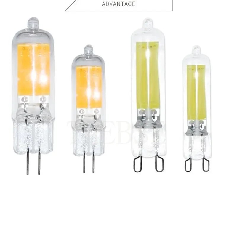 Светодиодная лампа THEBSE G9/G4 7/9/12 Вт теплый/холодный белый теплый белый, G4, 7W 220V