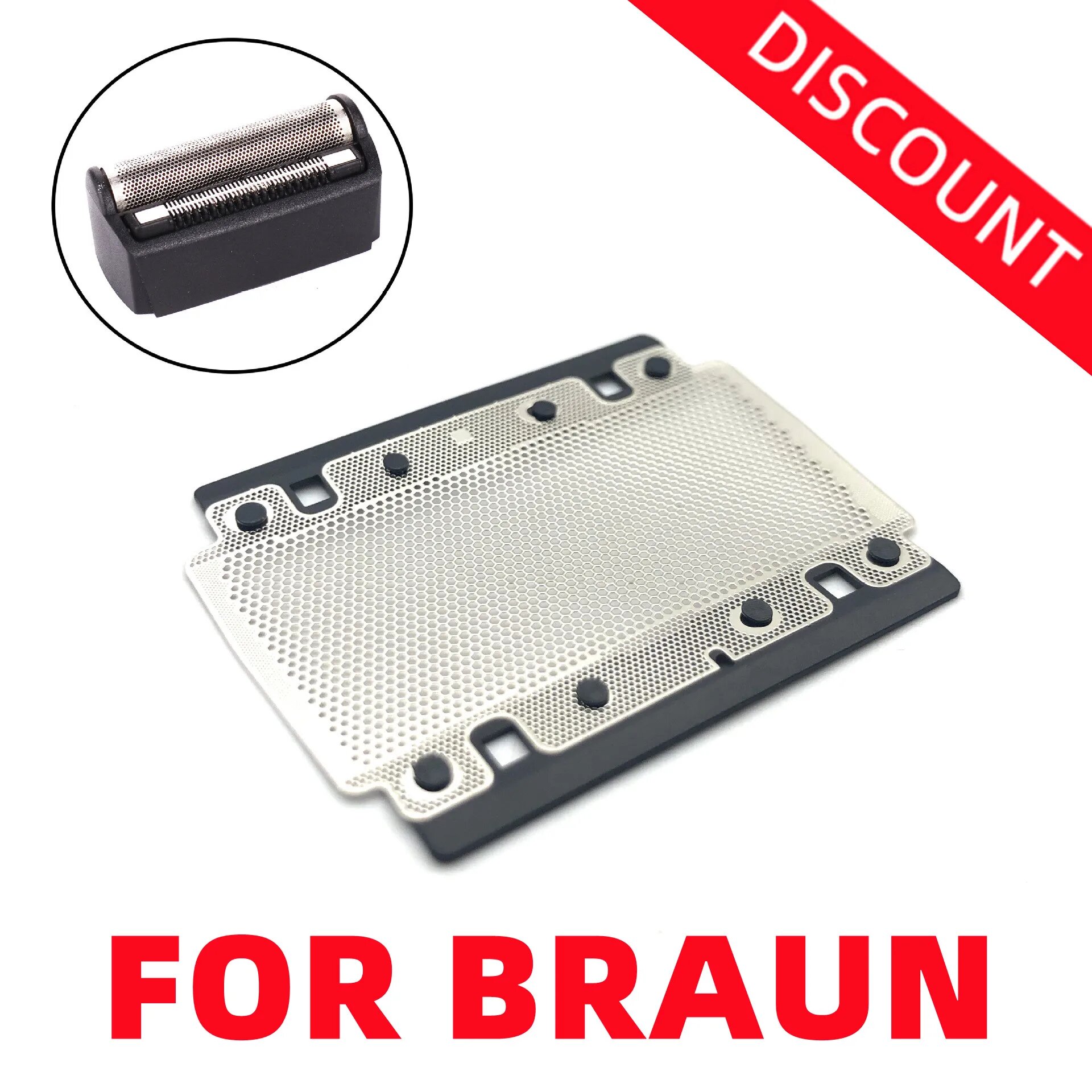Для BRAUN 3752 3105 5447 3710 5449, высококачественная сменная головка бритвы, сетка для бритвы, замена сетки