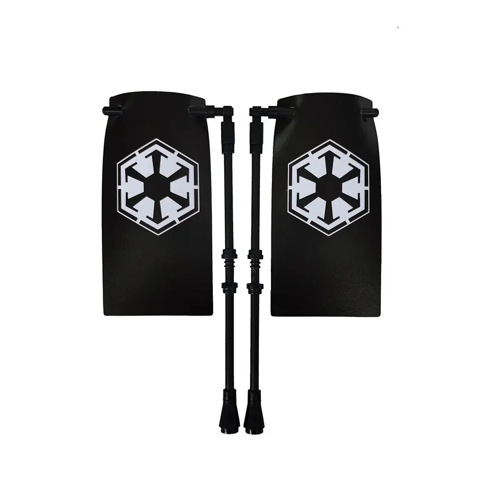 Блочный конструктор набор фигурки Галактической Империи Черный, Flag0037