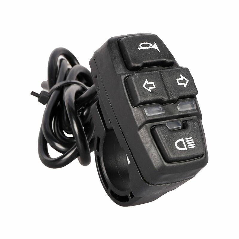 Кнопка-переключатель на руль, для подключения фар, поворотников и сигнала