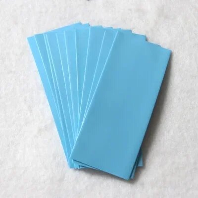 ПВХ термоусадочные рукава для аккумуляторов 18650 Sky Blue, 20pcs