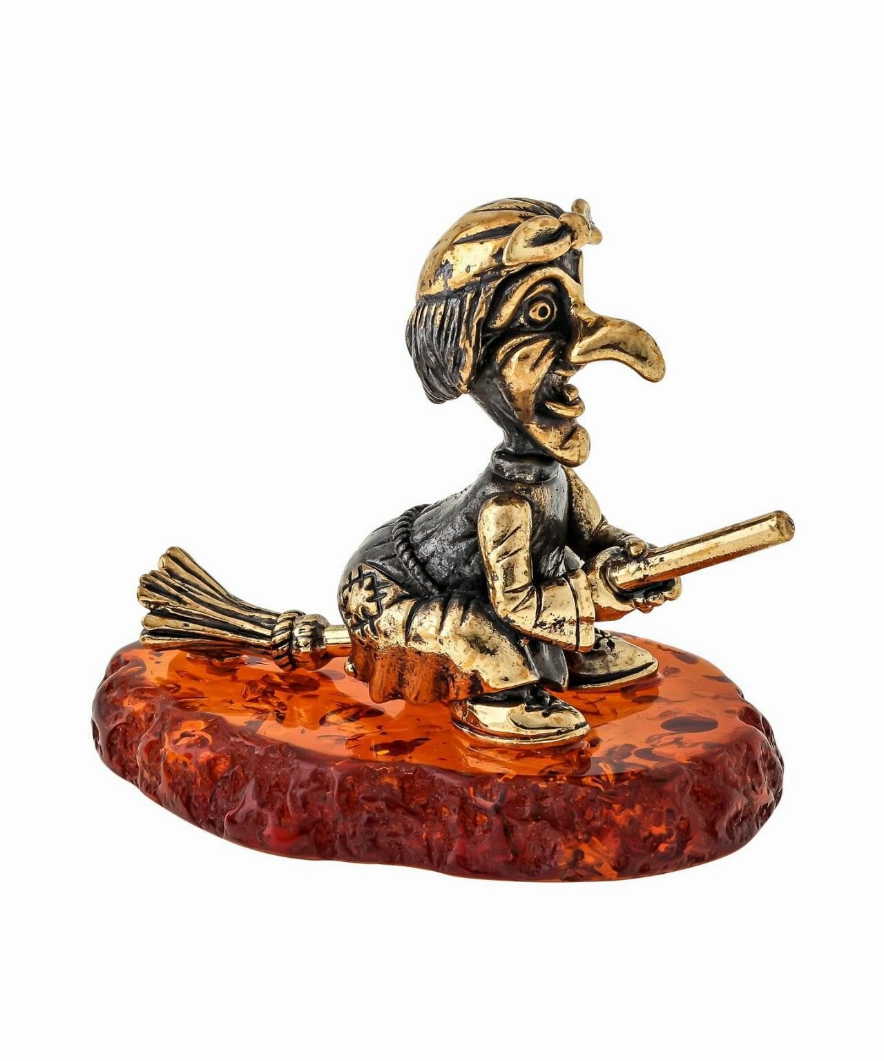 Статуэтка Баба Яга на метле 1593