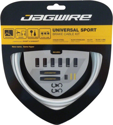 Набор рубашек и тросиков тормоза Jagwire Universal Sport Brake Kit White (UCK412)